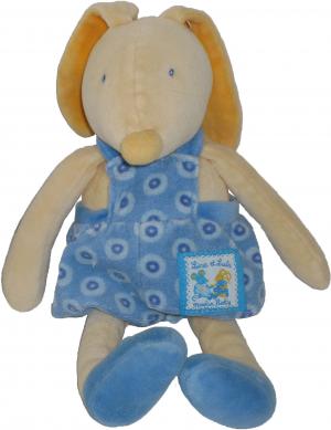 Peluche lapin Lise et Lulu Moulin Roty destockage soldes